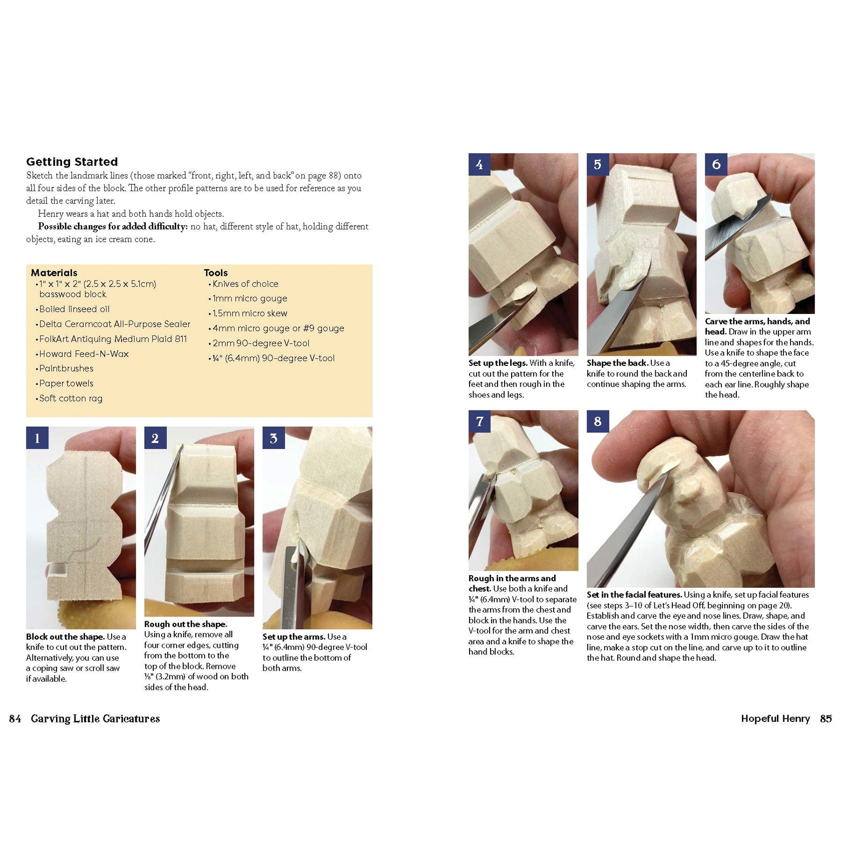 Carving Little Caricatures | Woodcraft