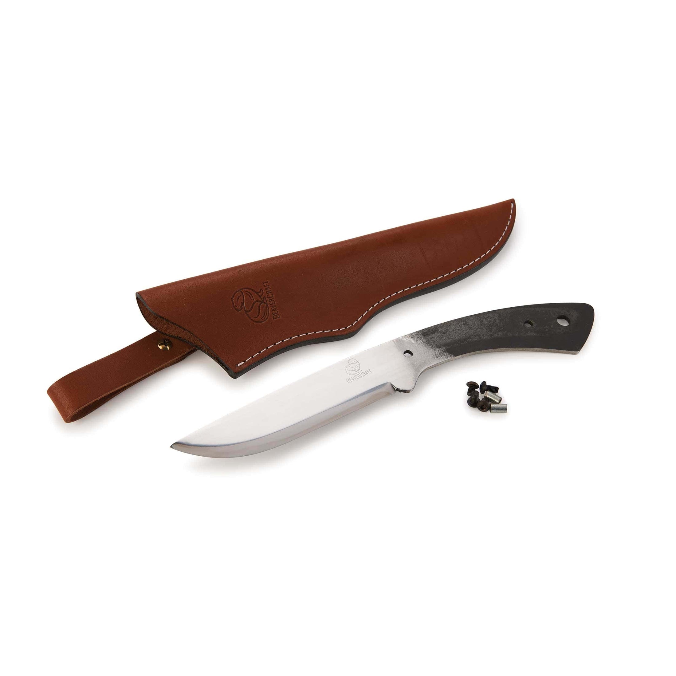 Beavercraft Wolverine Fixed Blade Bushcraft Knife Kit for Hunting and ...