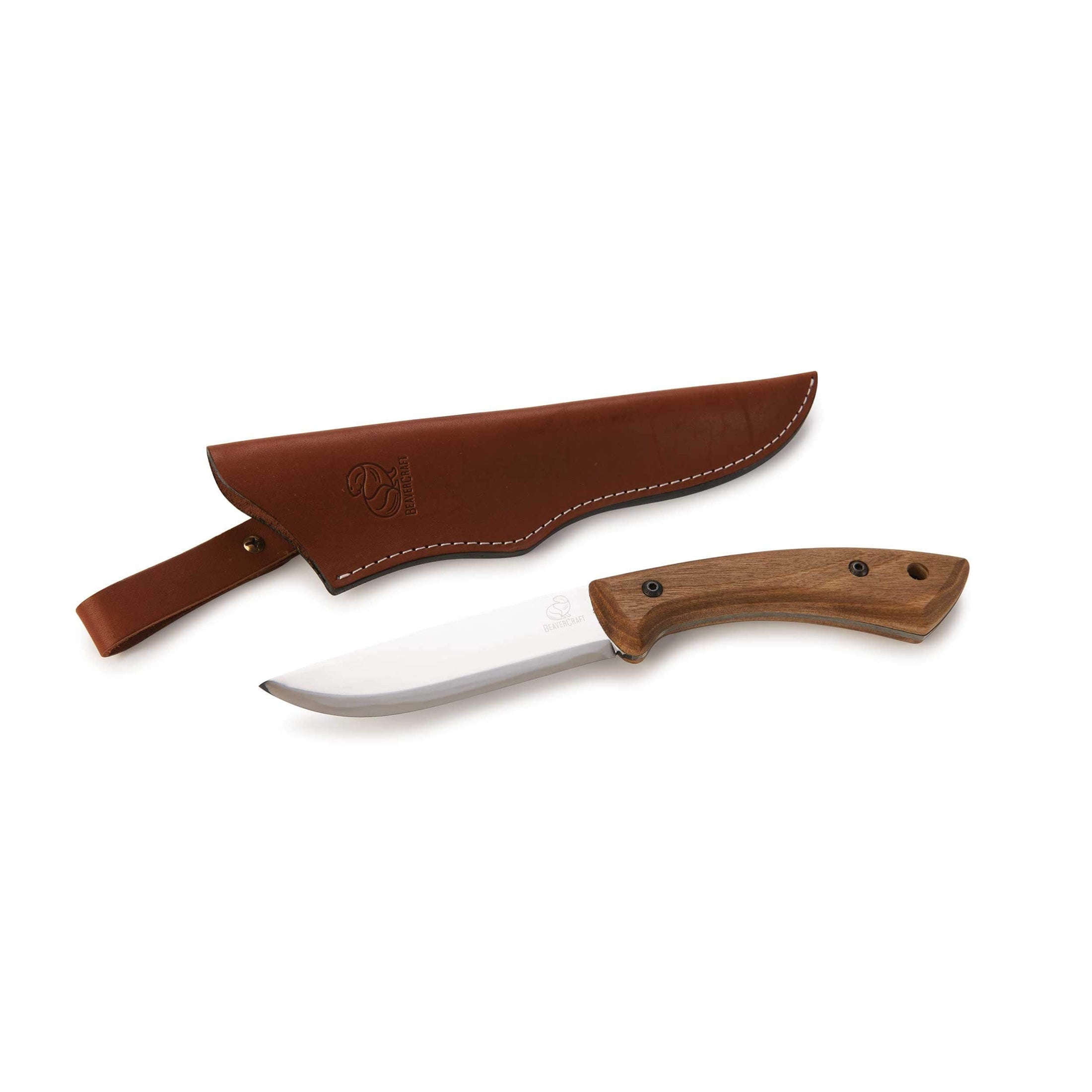 Beavercraft Wolverine Fixed Blade Bushcraft Knife Kit for Hunting and ...