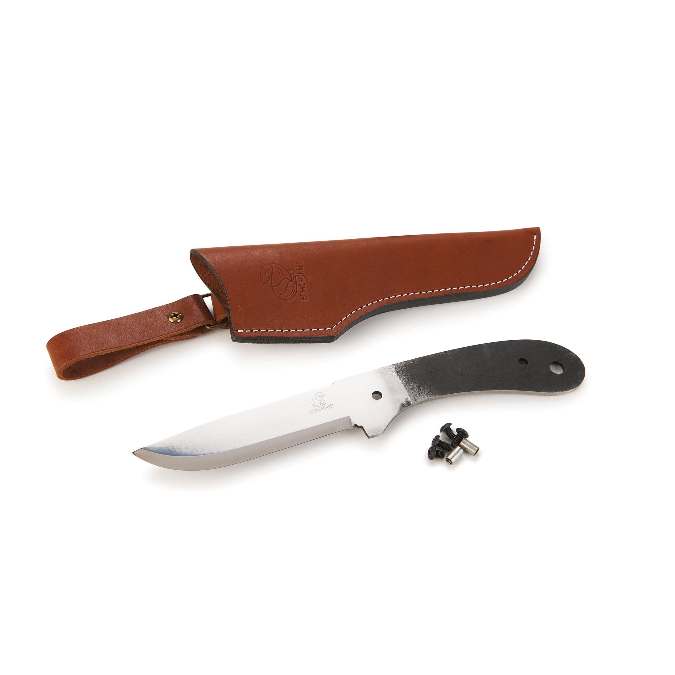 Beavercraft Komodo Fixed Blade Bushcraft Knife 9-7/16" - Unfinished Kit ...