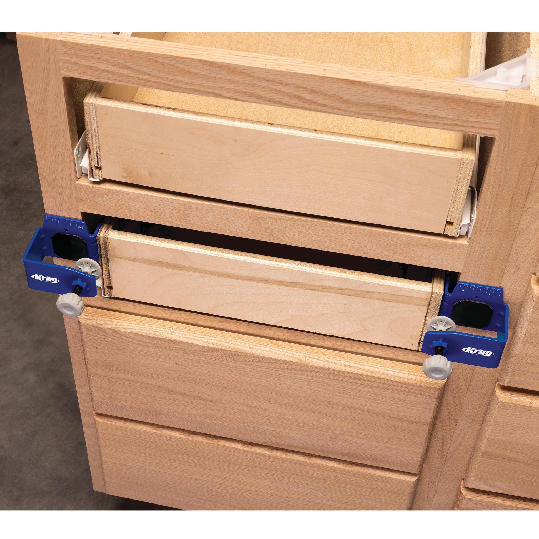 Kreg Drawer Front Mounting Jig | Woodcraft