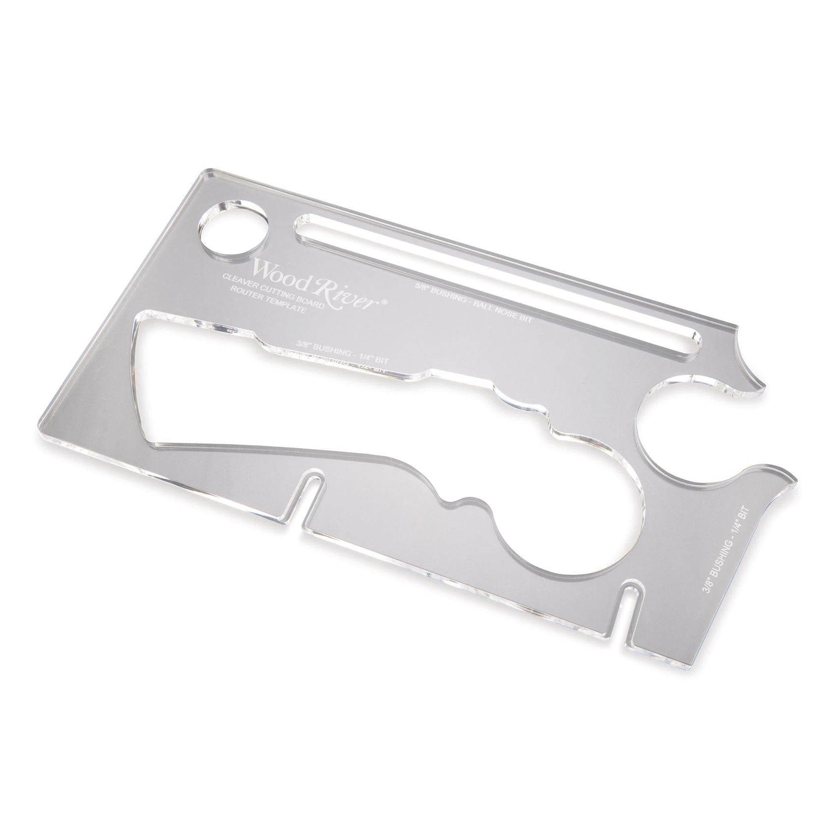 WoodRiver Cleaver Cutting Board Router Template | Woodcraft