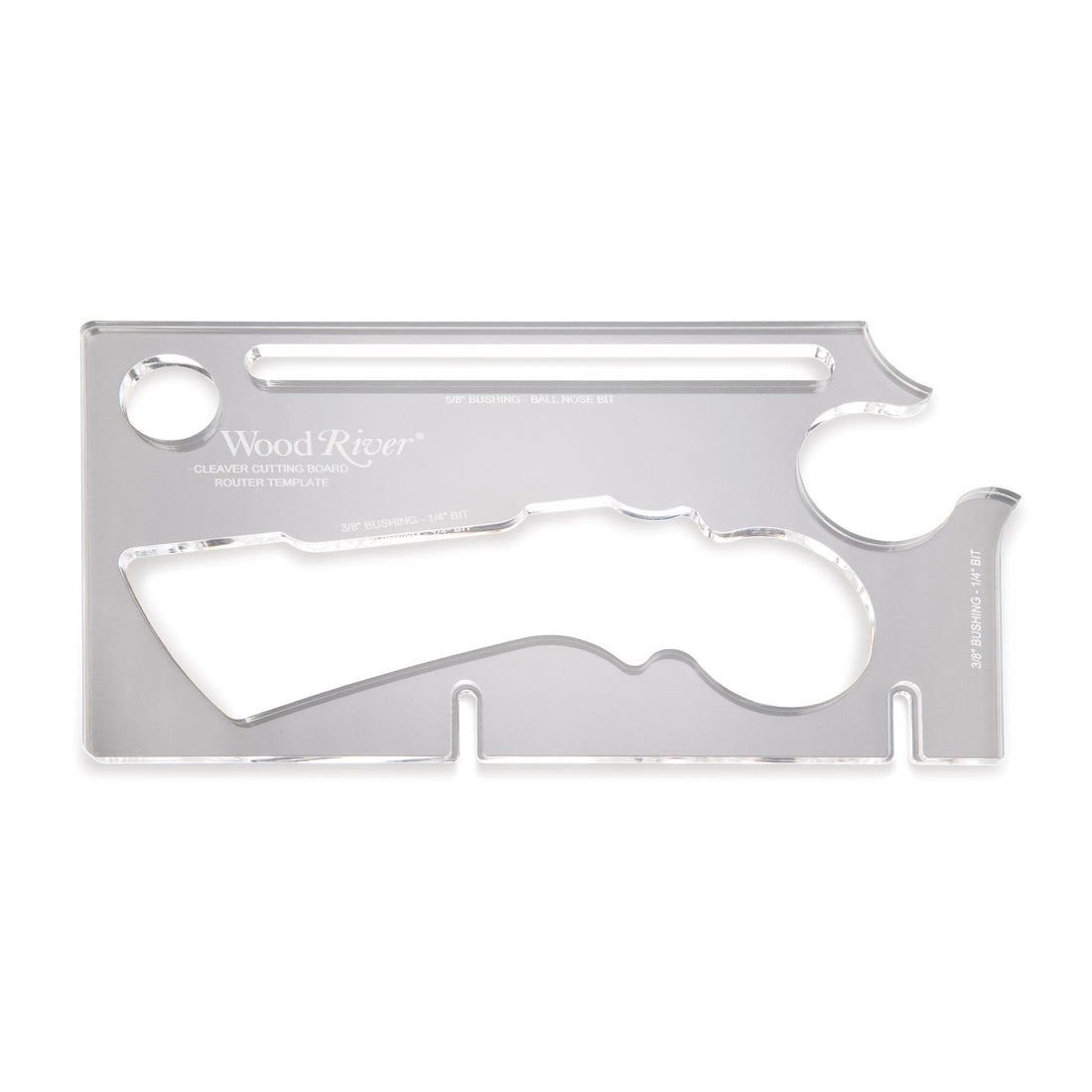 WoodRiver Cleaver Cutting Board Router Template | Woodcraft