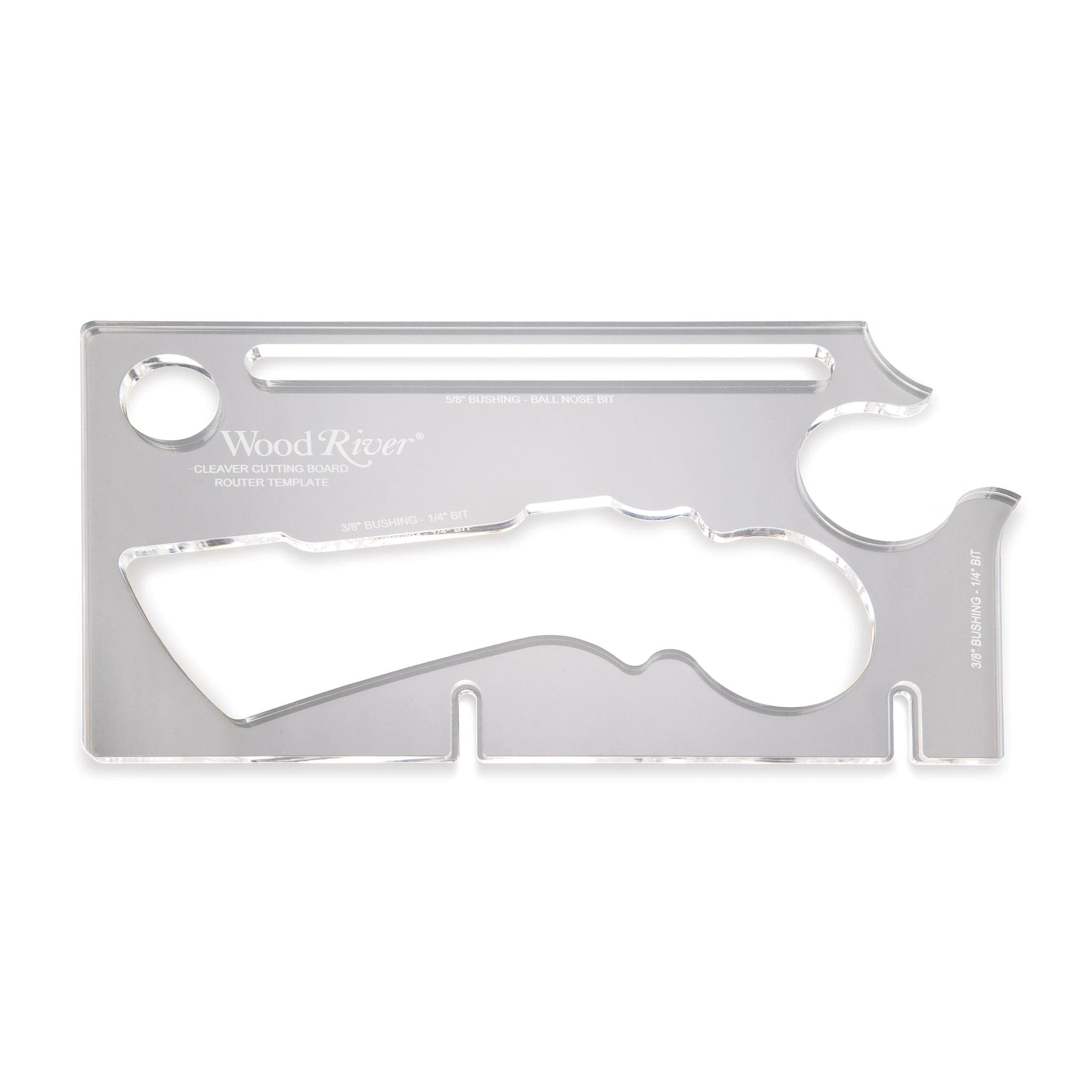 WoodRiver Cleaver Cutting Board Router Template | Woodcraft