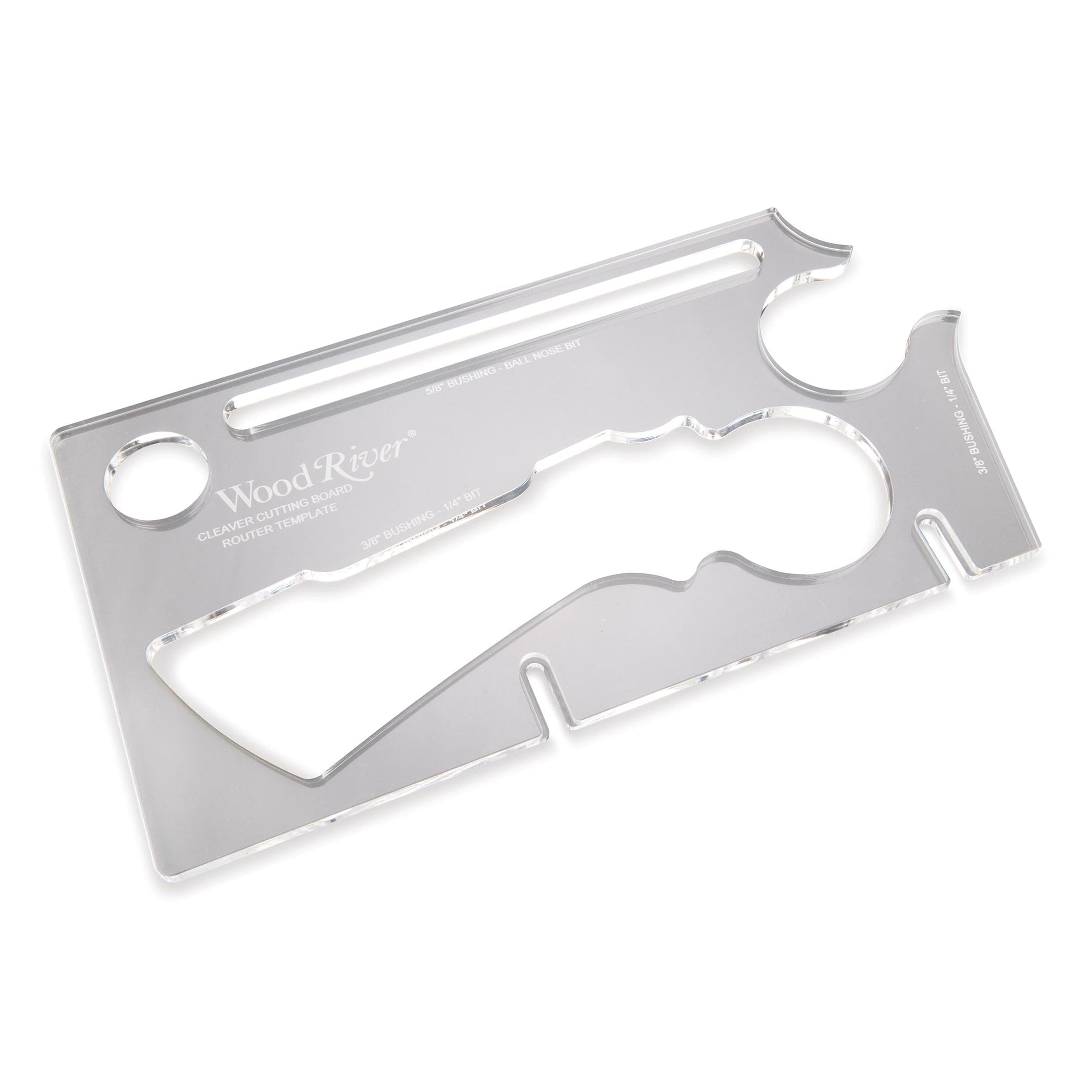 WoodRiver Cleaver Cutting Board Router Template | Woodcraft