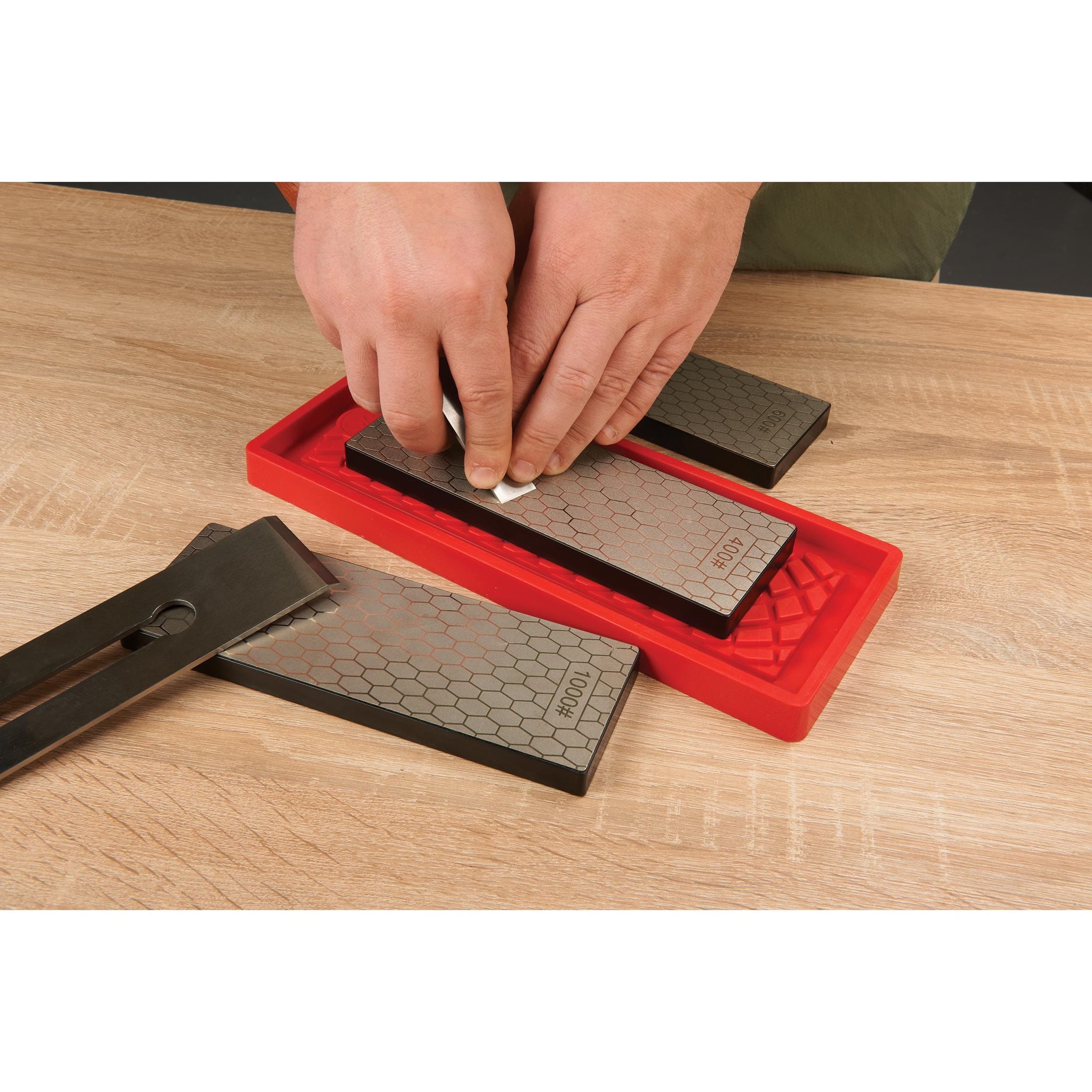 WoodRiver Diamond Stone Set 400 600 and 1000 Grit | Woodcraft