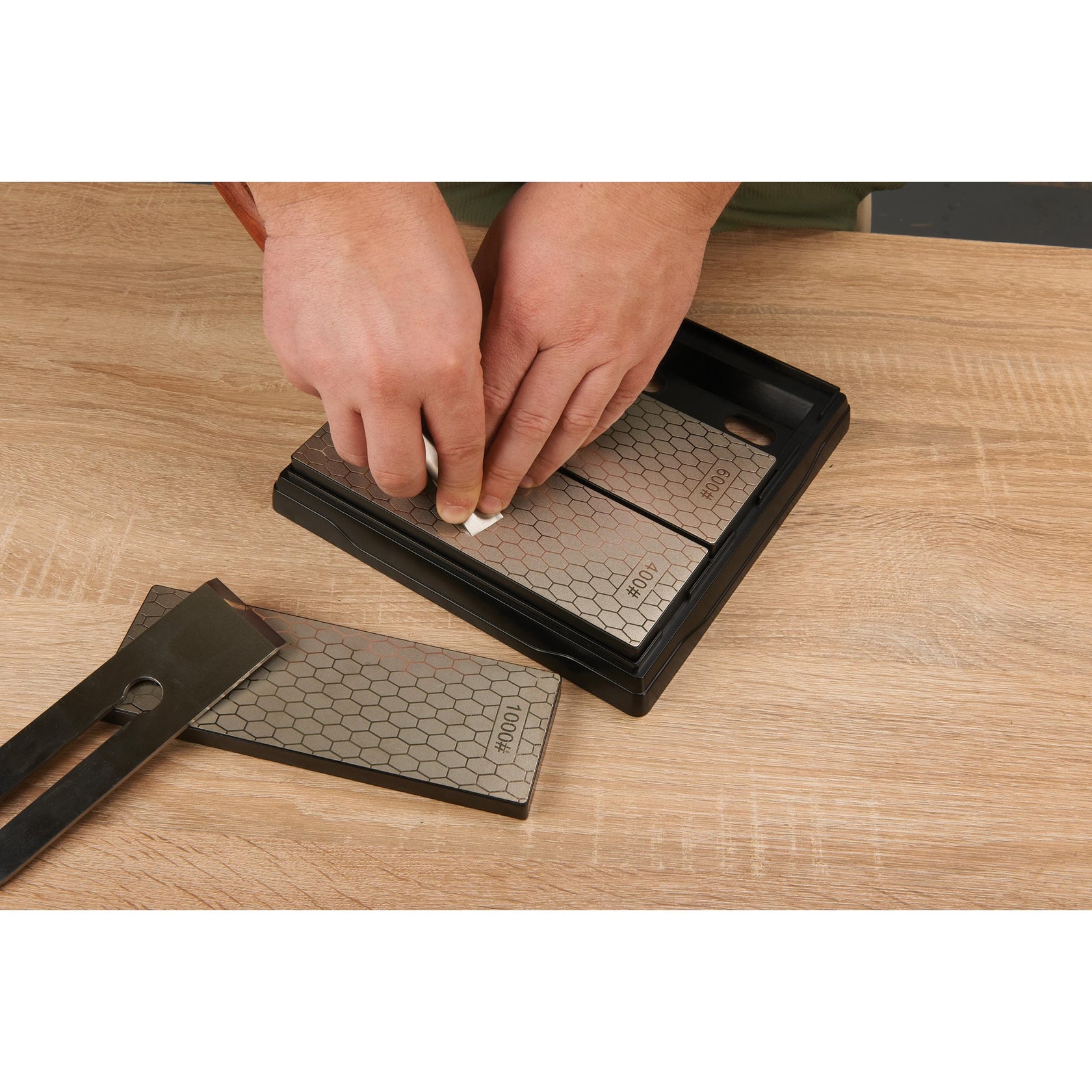 WoodRiver Diamond Stone Set 400 600 and 1000 Grit | Woodcraft