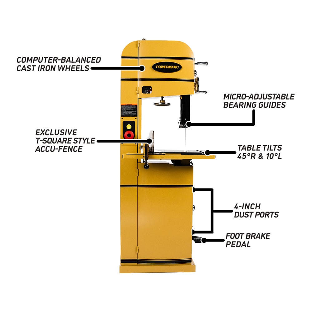 Powermatic Bandsaw PM1500T with ArmorGlide Finish | Woodcraft