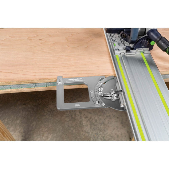 Woodpeckers - Adjustable Track Saw Guide Rail Square | Woodcraft