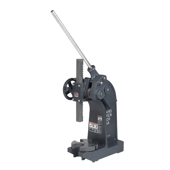 6-Ton Compound Leverage Press - Floor Model | Woodcraft