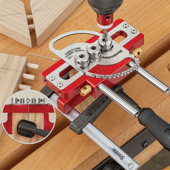 Woodpeckers Cam-A-Line Deluxe Drill Guide Kit | Woodcraft