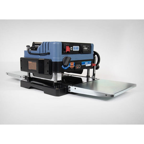 Oliver 15 inch Benchtop Planer with HCX Helical Cutterhead | Woodcraft