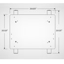 Oliver Machinery Universal Adjustable Benchtop Stand with Casters ...