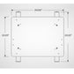 Oliver Machinery Universal Adjustable Benchtop Stand with Casters ...