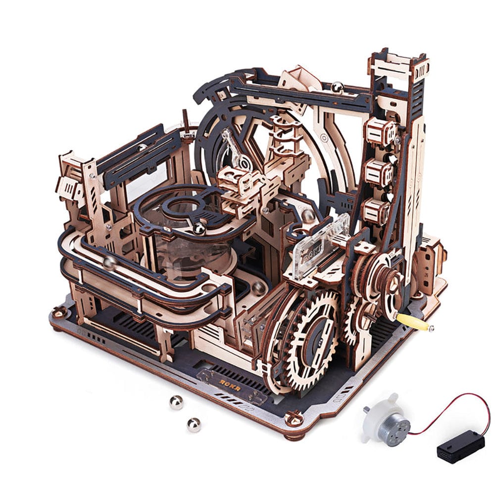 Robotime Marble Spaceport Model Kit – Mechanical Fun | Woodcraft