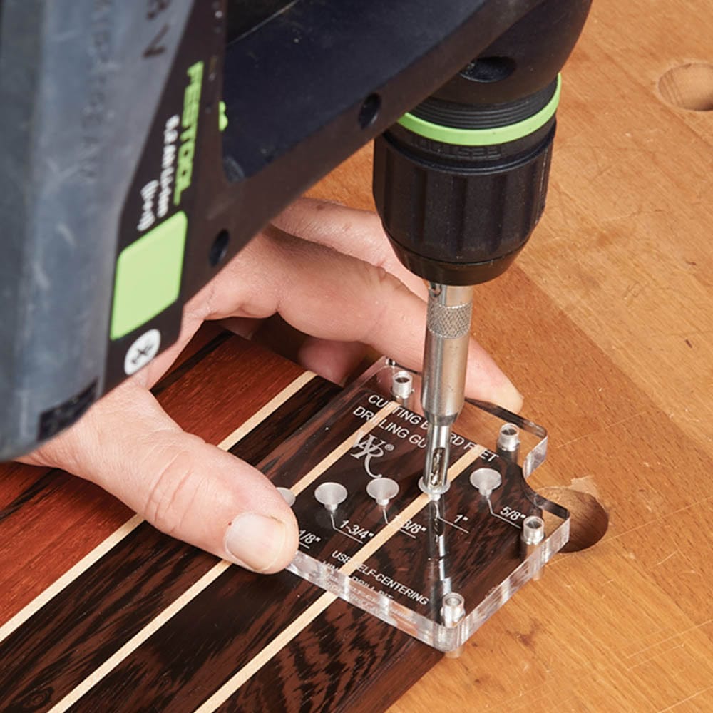 WoodRiver Cutting Board Feet Drill Guide for Perfect Alignment | Woodcraft