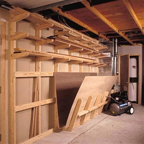 Wood Magazine Woodworking Paper Plan - Lumber Storage Rack | Woodcraft