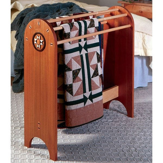 Wood Magazine Woodworking Plan – Shaker Quilt Stand | Woodcraft
