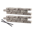 RTS Home Accents Rock Lock Raised Garden Bed Straight Rock Pack of 2 ...