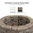 RTS Home Accents Rock Lock Raised Garden Bed Curved Rock Pack of 2 ...