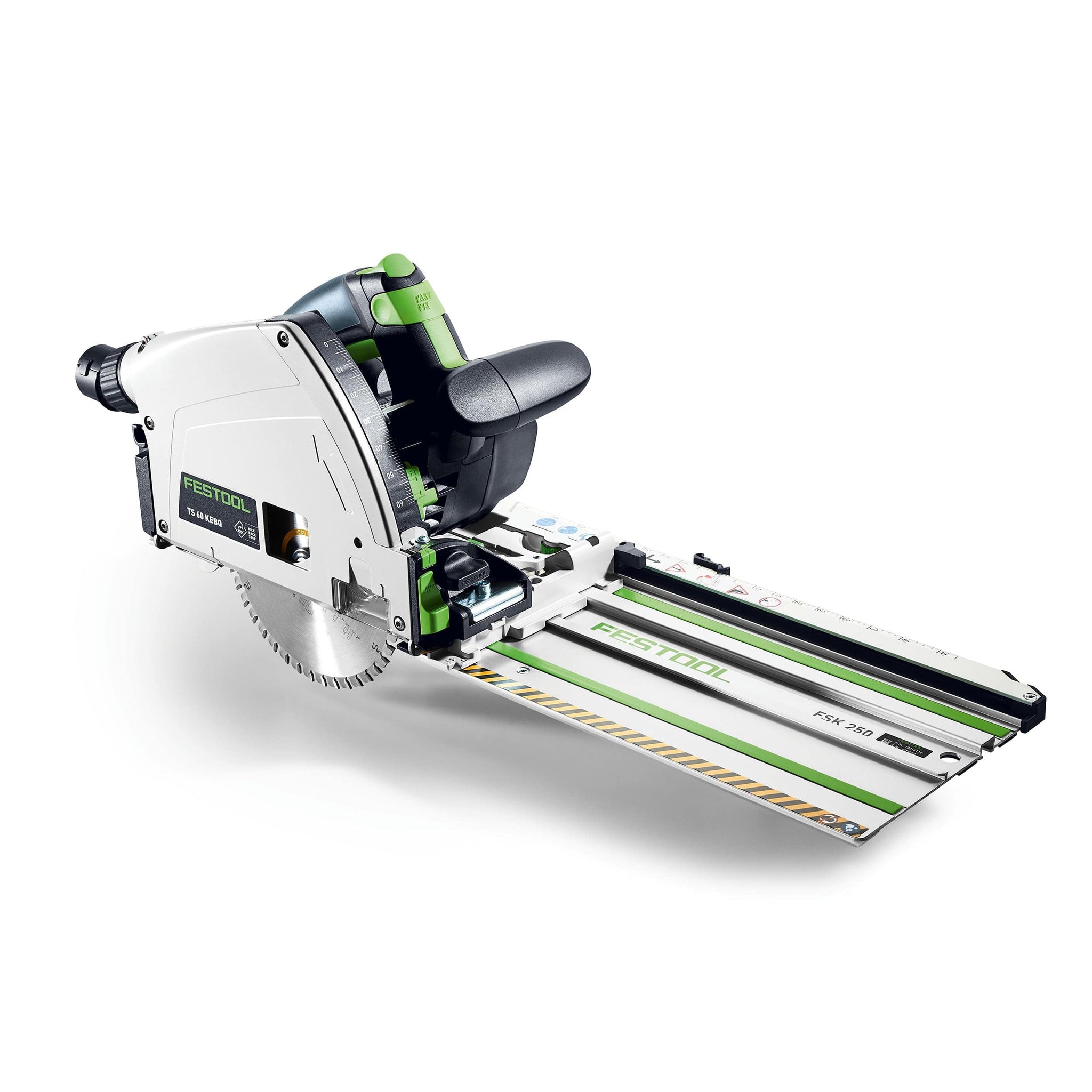 Festool - Plunge Cut Saw with Rail - TS 60 KEBQ-F-Plus-FS | Woodcraft