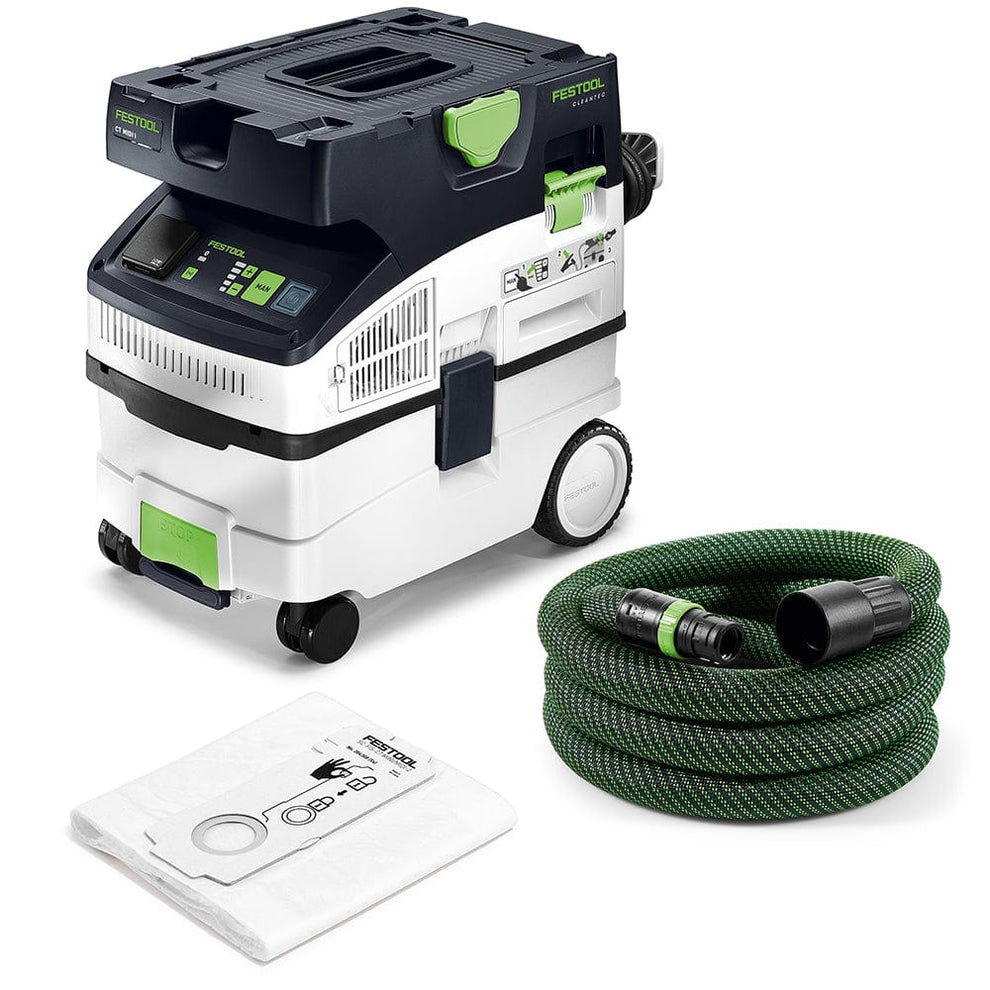 Festool CT MIDI I Dust Extractor with HEPA Filtration | Woodcraft