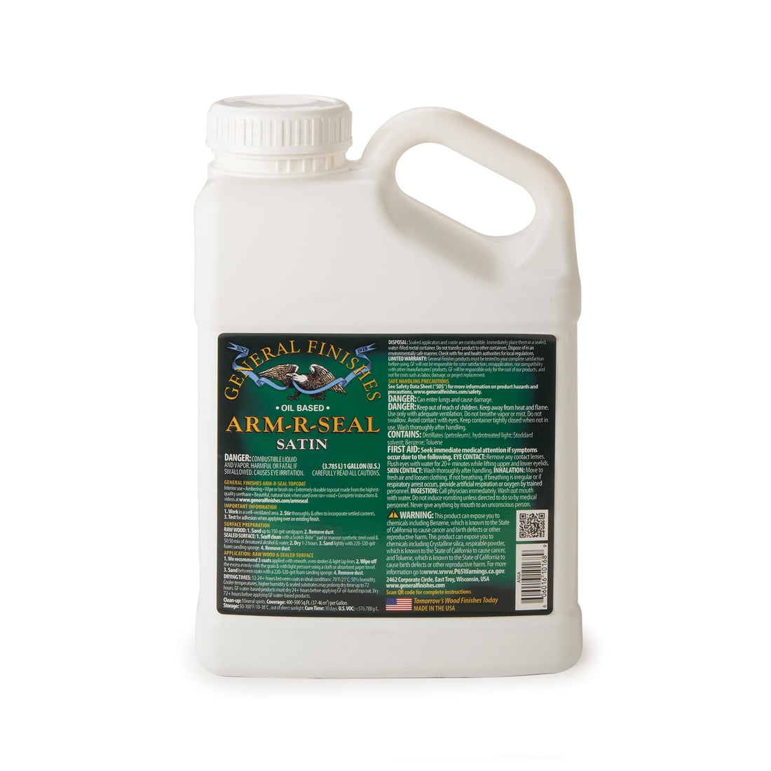 Arm-R-Seal Varnish - Solvent Based - Satin - Gallon | Woodcraft