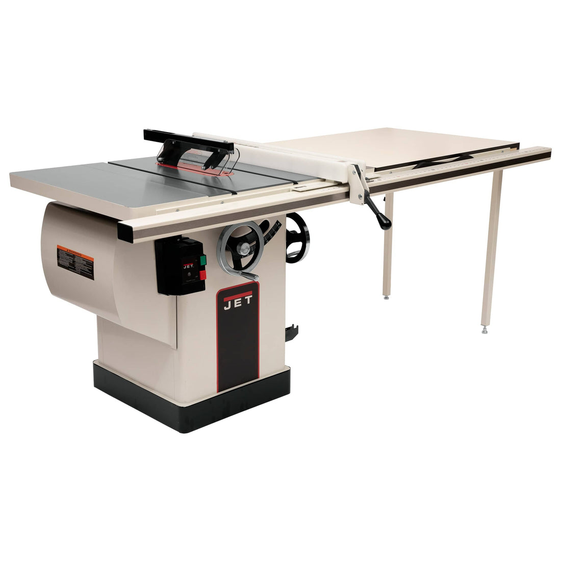 Jet XACTASAW Deluxe 10" Table Saw with Cast Wings and 50" Rip Capacity ...