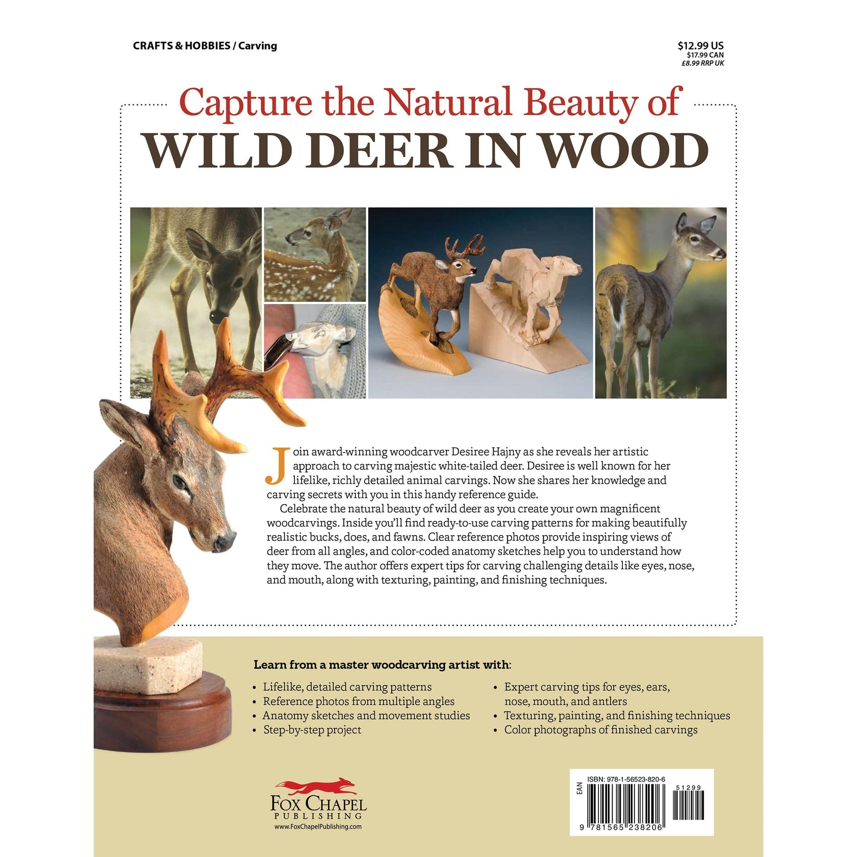 Buy Carving Deer Patterns and Reference for Realistic Woodcarving at ...