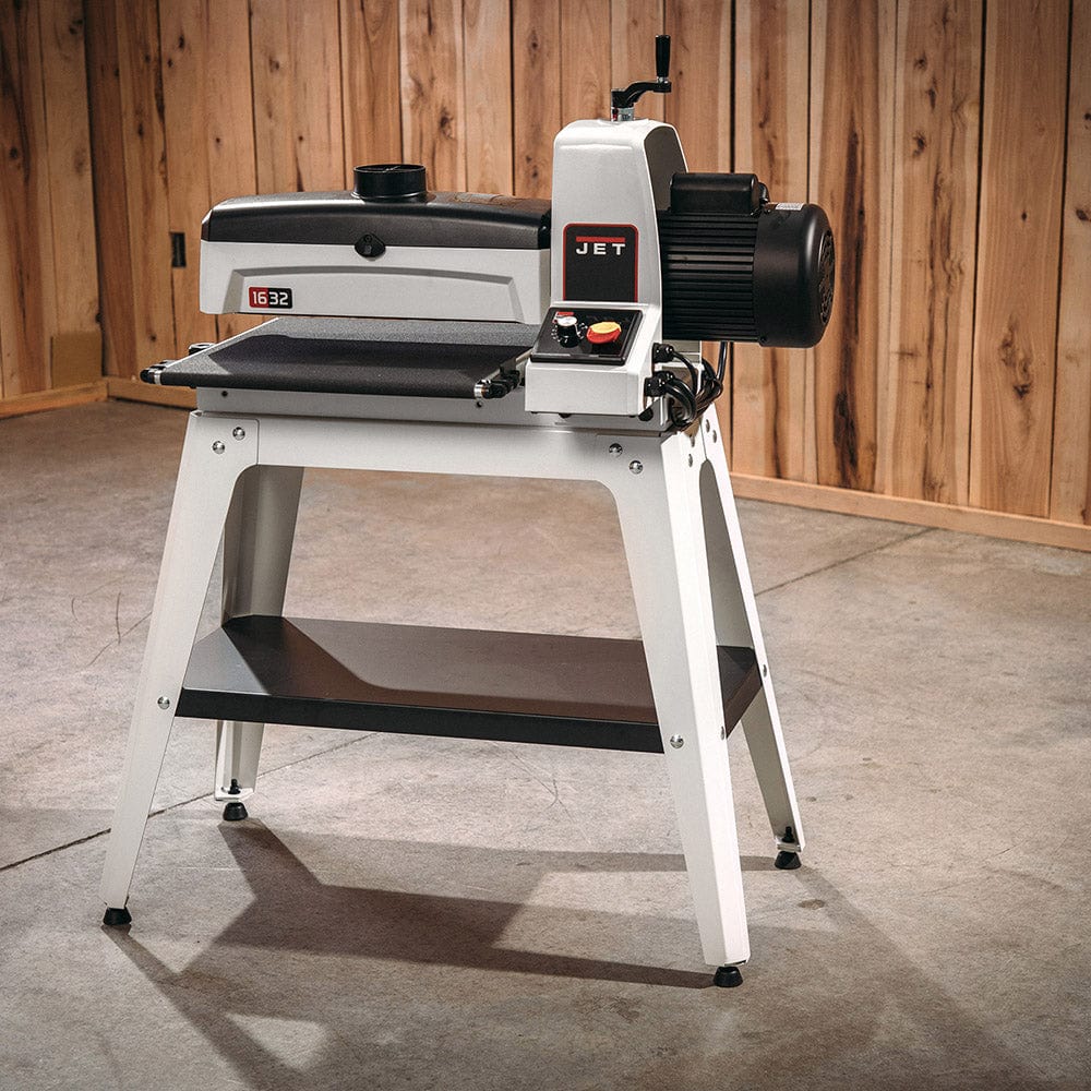 Jet - 16-32 Drum Sander with Open Stand - 1-1/2 HP 1 Ph 115V - JWDS ...