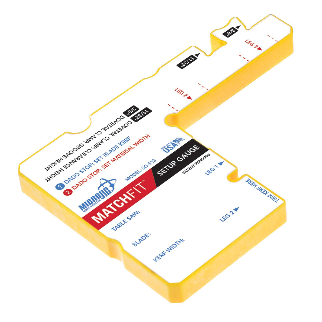 Microjig Matchfit SetUp Gauge | Woodcraft