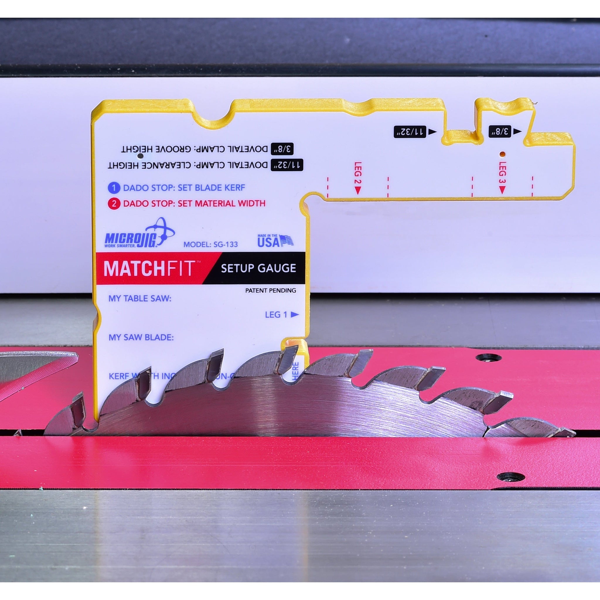 Buy MicroJig Matchfit SetUp Gauge at Woodcraft