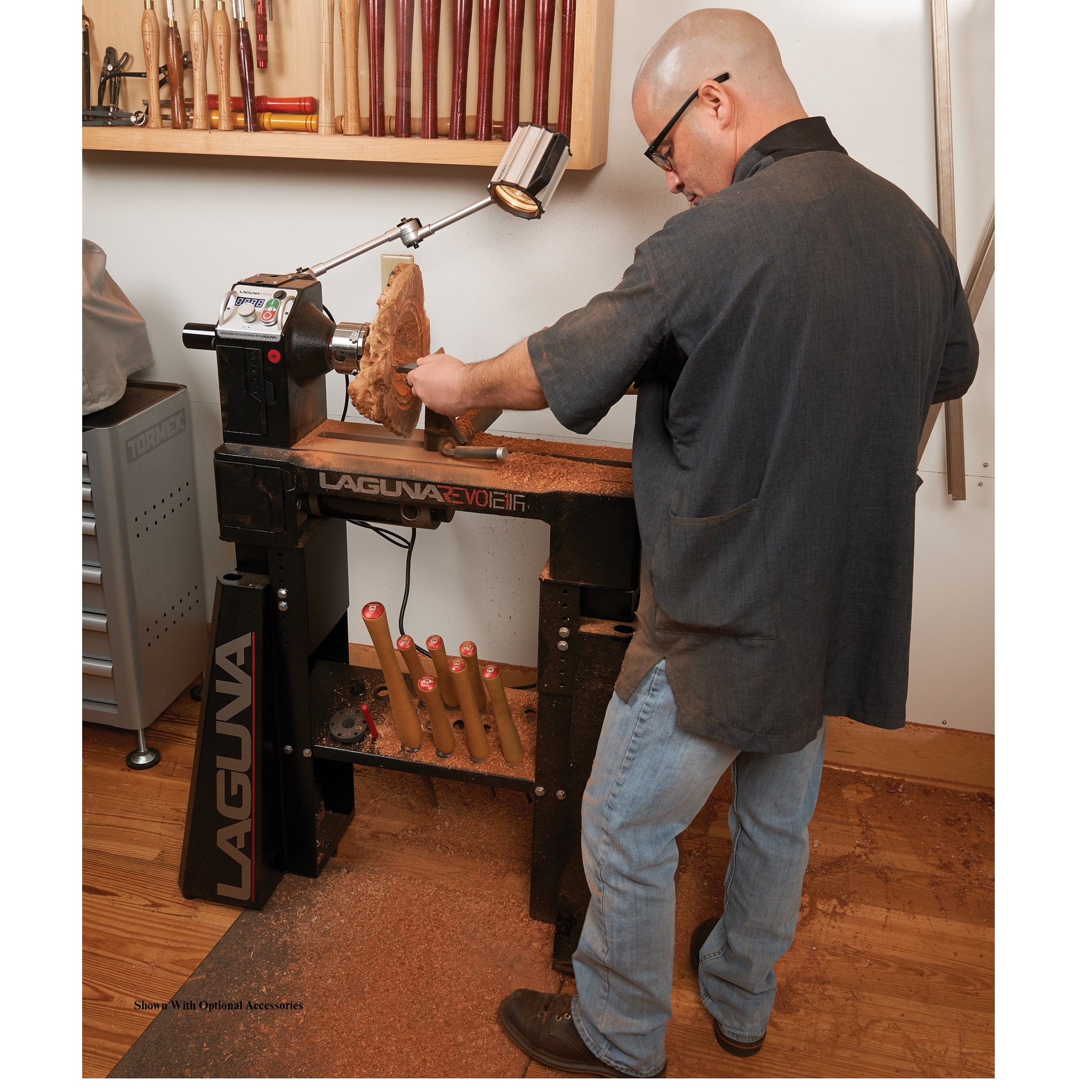 Laguna Revo 12|16 Midi Lathe Compact Powerful Design | Woodcraft